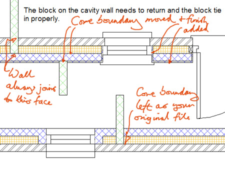 Revit 9.1 Wall Wraps on cavity walls